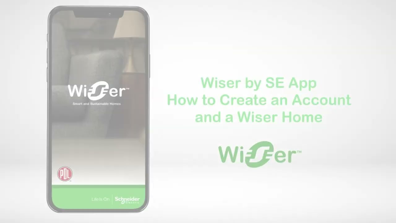 Wiser By SE How To Create A Wiser Account And Wiser Home YouTube