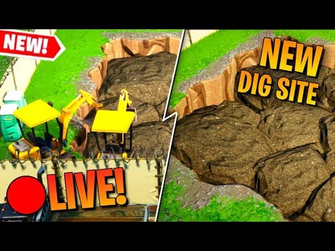 อีเวนท์ขุดหลุมอันใหม่!! | FORTNITE *NEW* LIVE DIG SITE EVENT! - YouTube