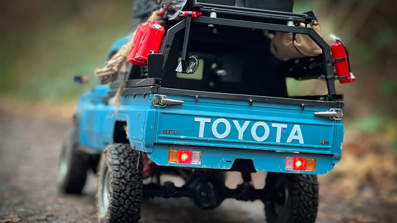 BRX01 Land Cruiser Overland Rc Scale Offroad Driving - YouTube