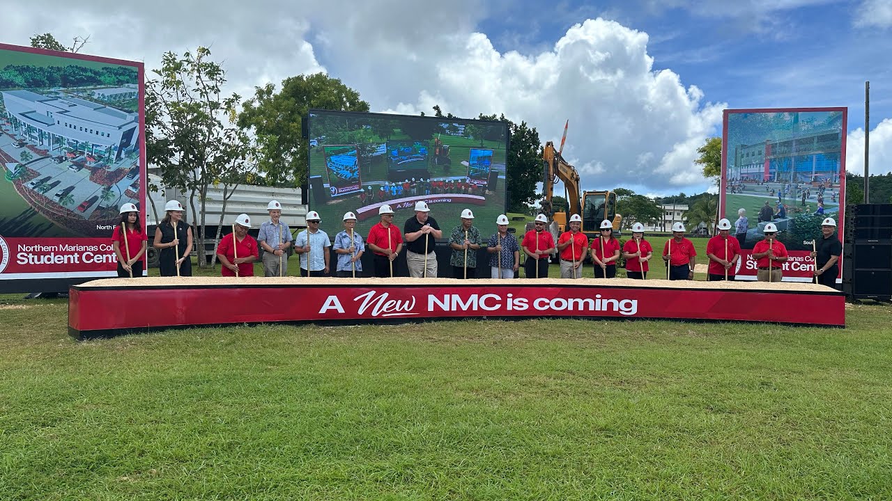 Northern Marianas College breaks ground on student center - YouTube