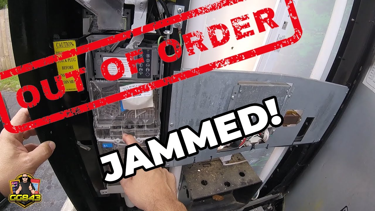 Out Of Order! Another Coin Jam Hits Our Vending Machine! - YouTube