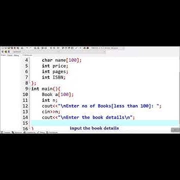 C++ Program for Book Entry using Structure variable #code#programming#cplusplustutorial# ...