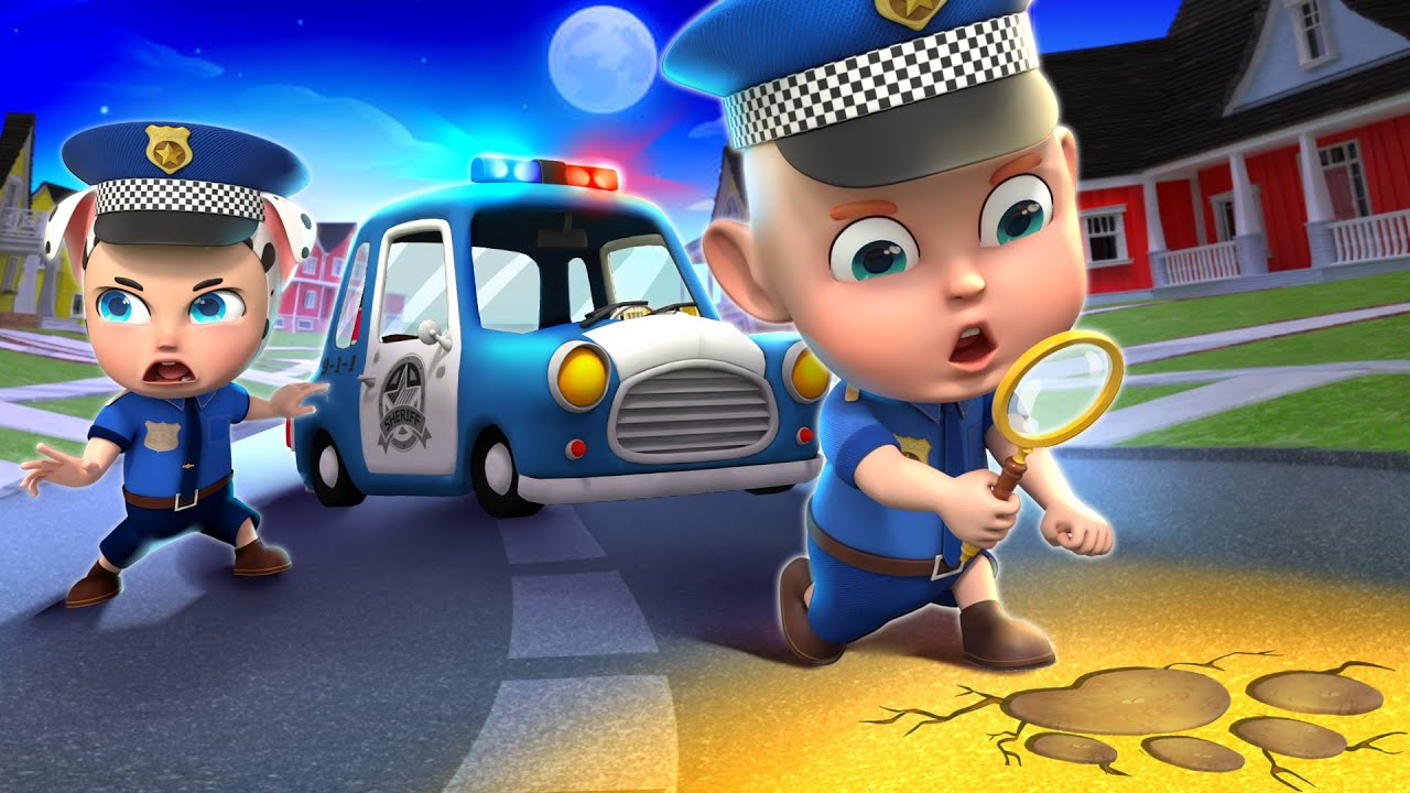 Be a Police Hero! Officer Song for Kids | Police Cartoon | Rosoo ...