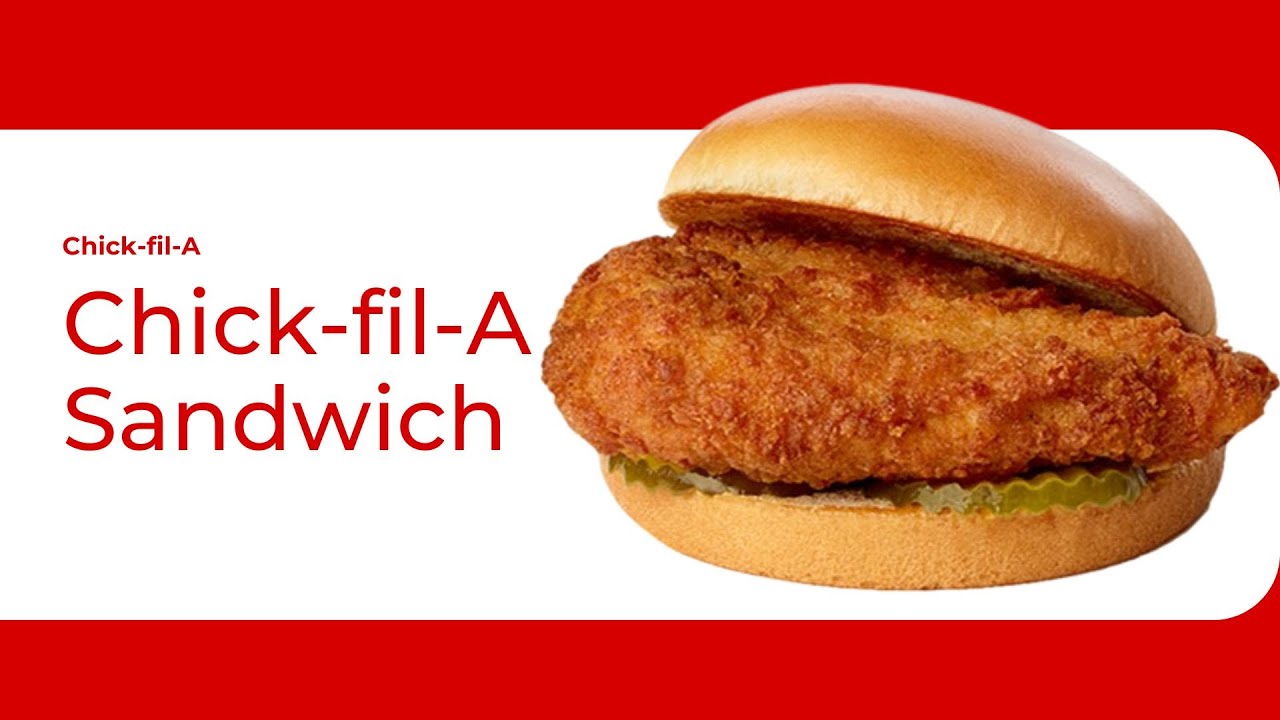 Chick fil A Chicken Sandwich - YouTube