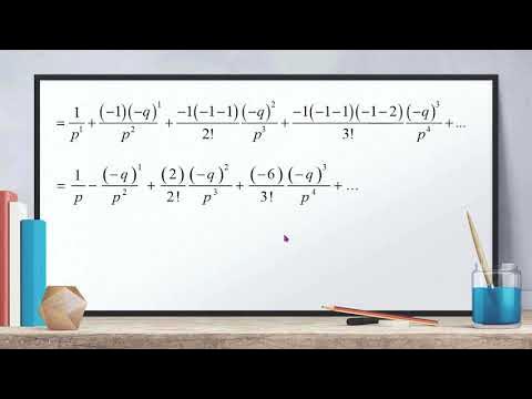 The Binomial Series (Using The Binomial Theorem to expand negative ...