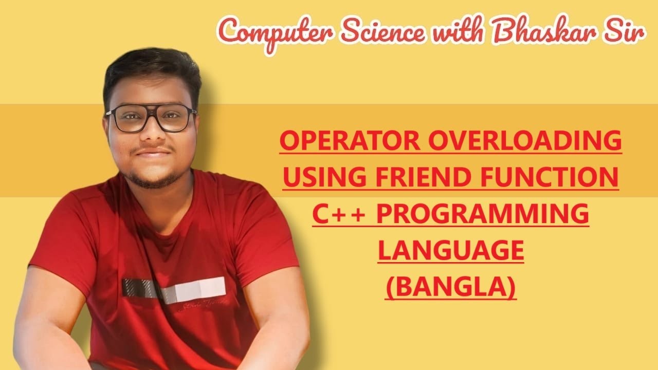Operator Overloading Using Friend Function C Programming Language 6776