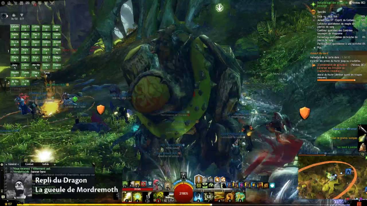 GW2 - Le Repli du Dragon - La gueule de Mordremoth - YouTube