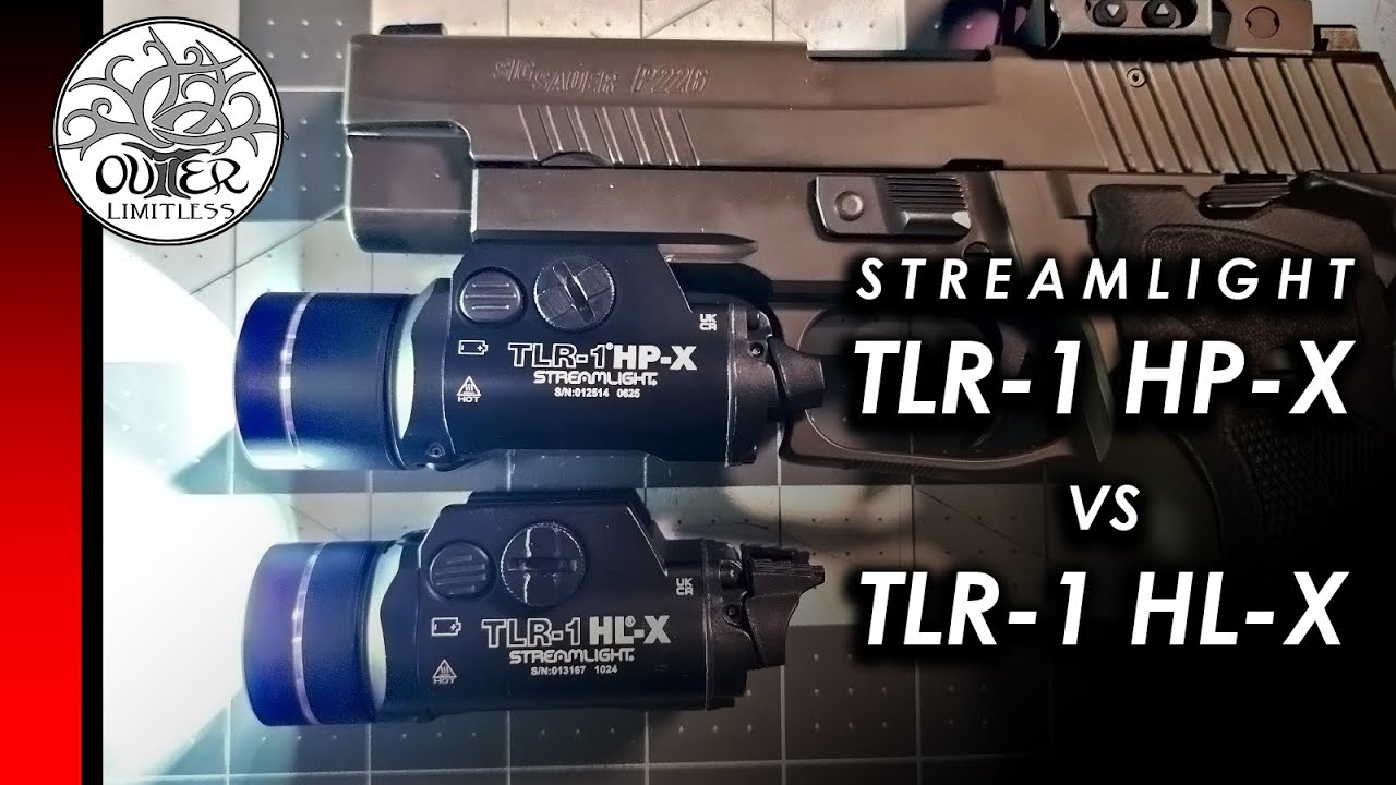 Which Would YOU Choose?? Streamlight TLR-1 HL-X vs HP-X Weapon Light ...