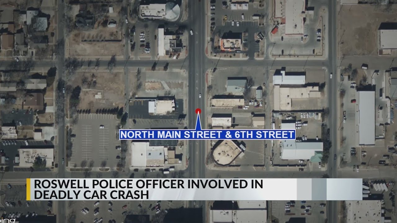 1 dead after crash involving Roswell police officer - YouTube
