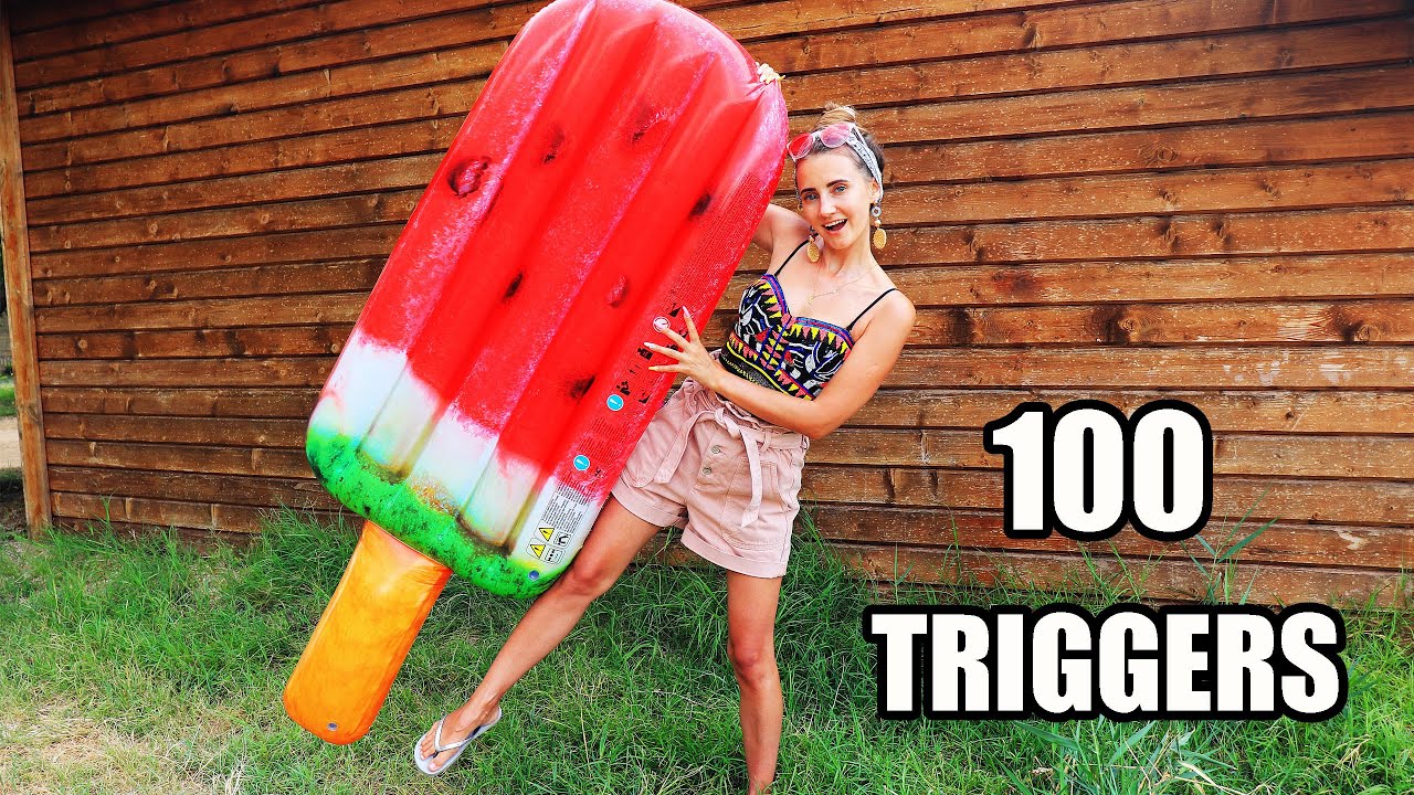 Asmr 100 Triggers In 10 Minutes On The Beach Sea АСМР 100 ТРИГГЕРОВ