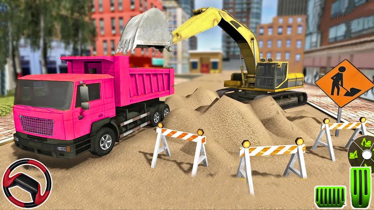 New City Road Construction Simulator game - JCB GAME 3D Road ...