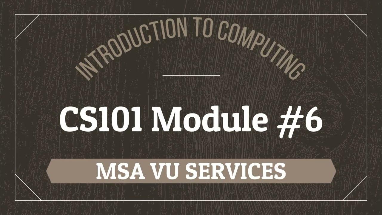 Cs101, cs101 module 6, cs101 lecture 6, cs101 short lecture 6, cs101 Urdu lectures, #cs101,#vu,# ...