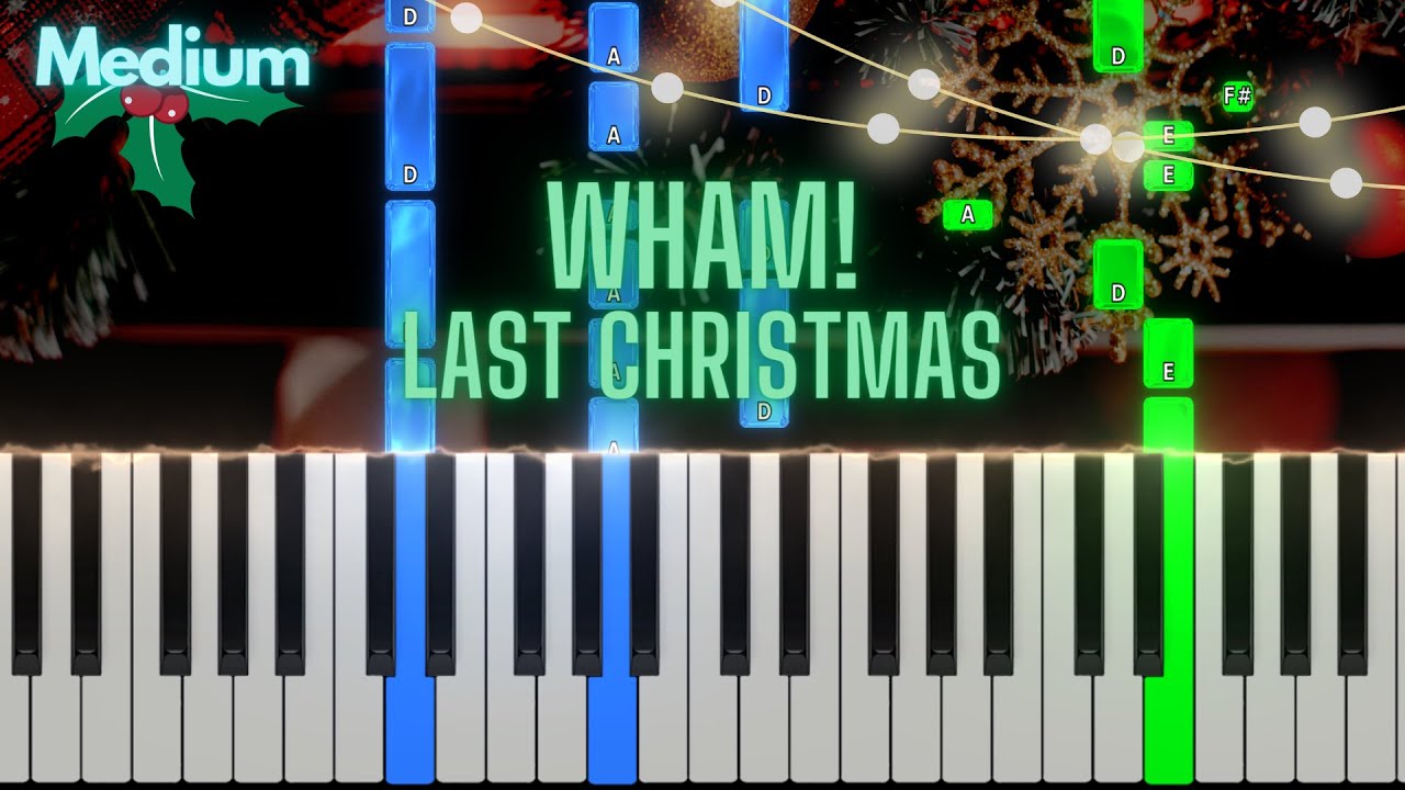 Wham! - Last Christmas | Medium Piano Tutorial - YouTube