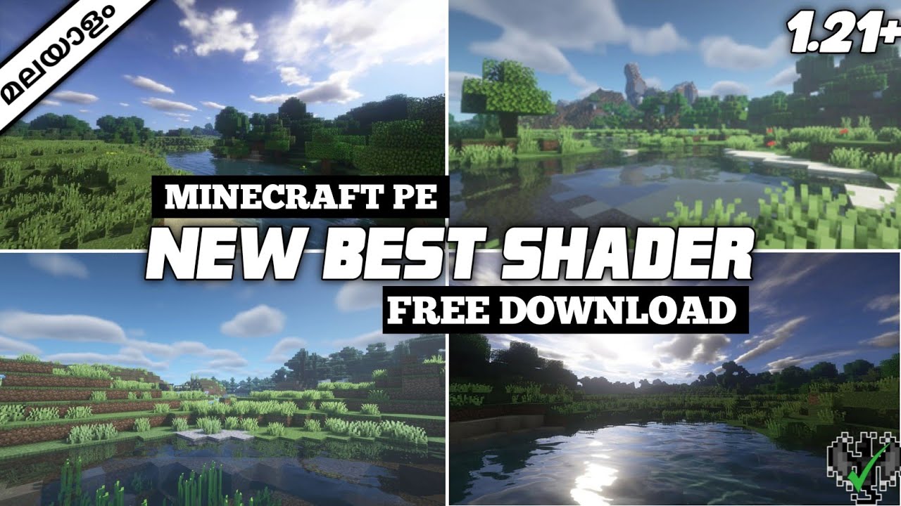 MINECRAFT PE || NEW BEST HIGH END SHADER FREE DOWNLOAD 1.21+ - YouTube