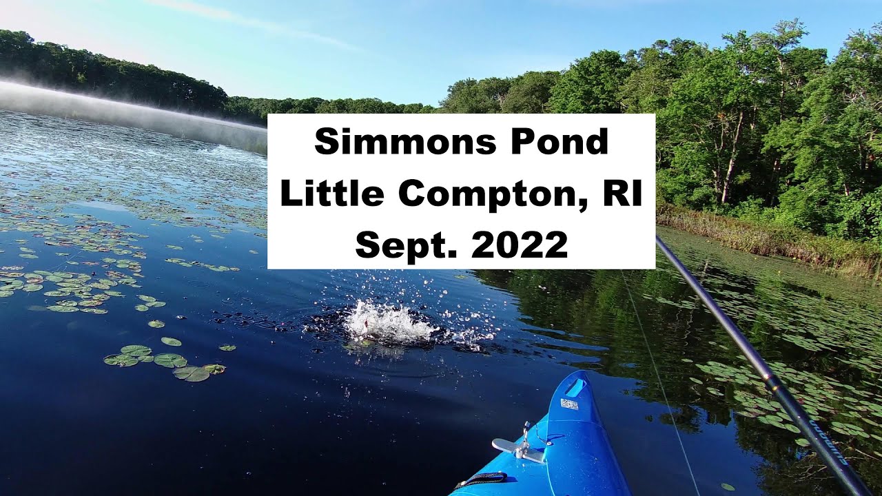 Simmons Pond, Little Compton, RI #kayakbassfishing #bassfishing #bass # ...
