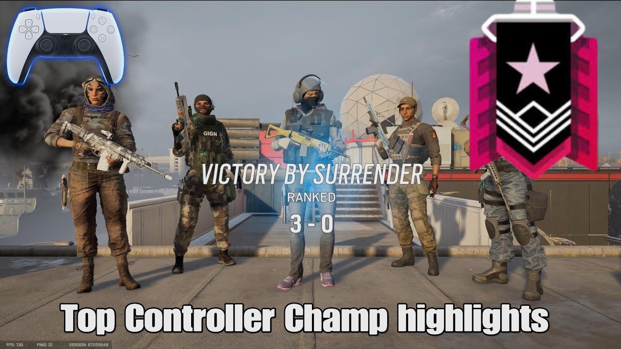 Top Controller Champ Highlights - Rainbow Six Siege PS5 - YouTube