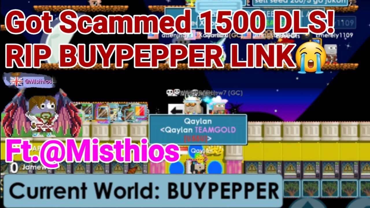 I GOT SCAMMED 1500 DLS! + (RIP BUYPEPPER LINK!) Ft.@Misthios! OMG ...
