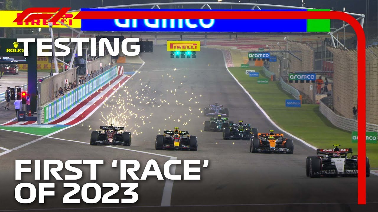 Our First 'Race' Of The Season! | 2023 F1 Pre-Season Testing ...