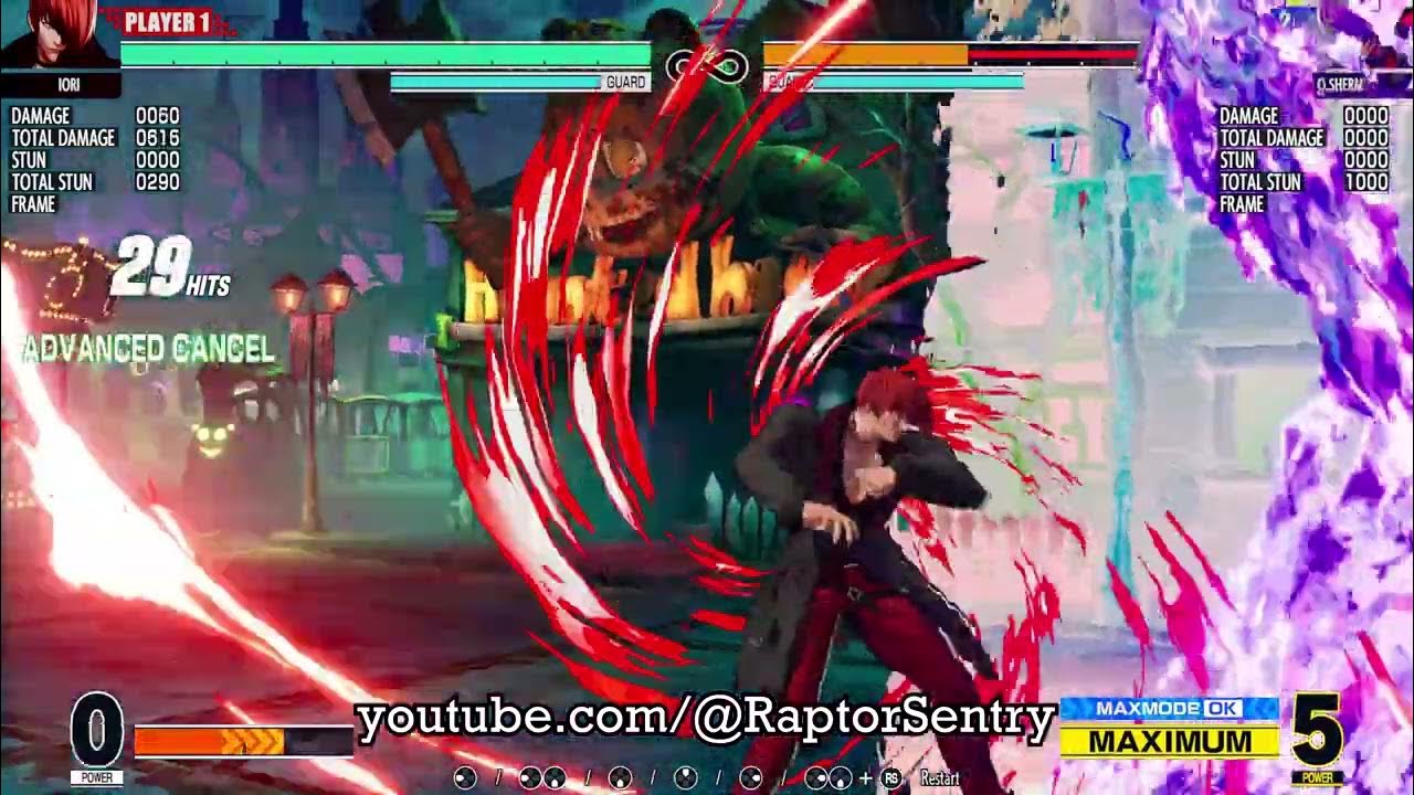 KOF XV Iori NEW Patch 2.11 Stun TOD 100% Midscreen Combo (Stage Positioning Dependent; No Blue ...