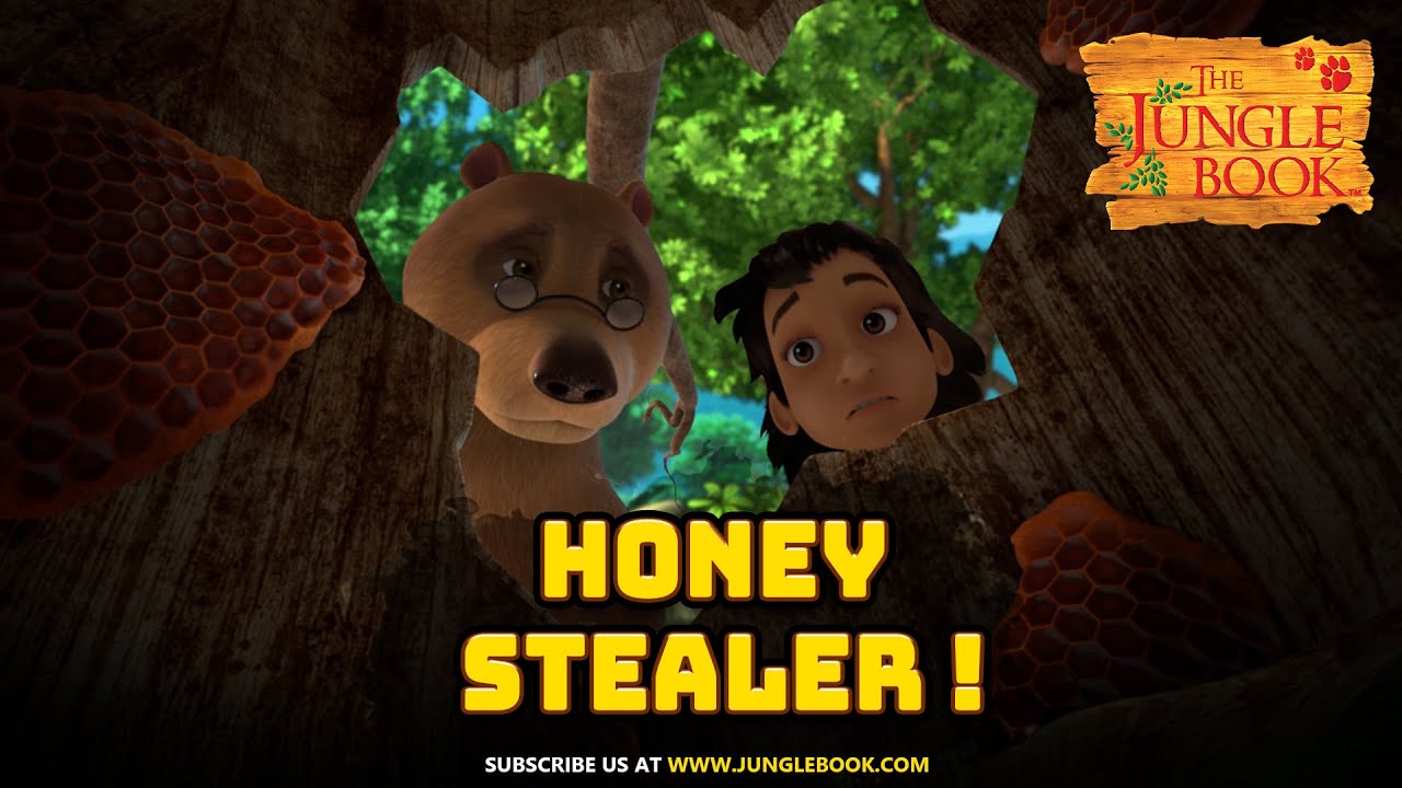 🌴🐒🐻 HONEY STEALER ! The Jungle Book Short Story Series | English ...