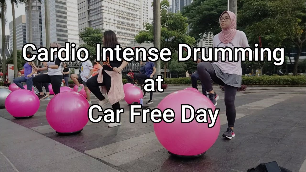 Cardio Intense Drumming at Car Free Day... Penampilan Perdana!! - YouTube