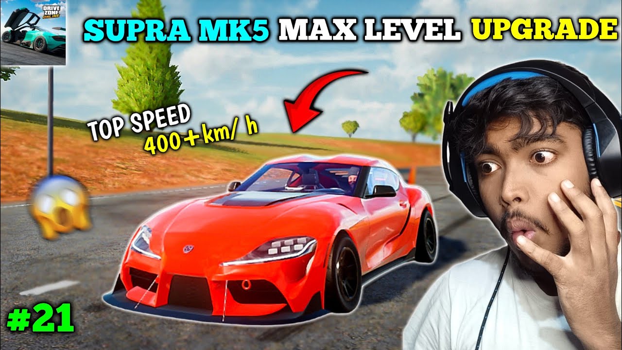 Finally upgrade my supra max level 😱 || drive Zone Online gameplay ...