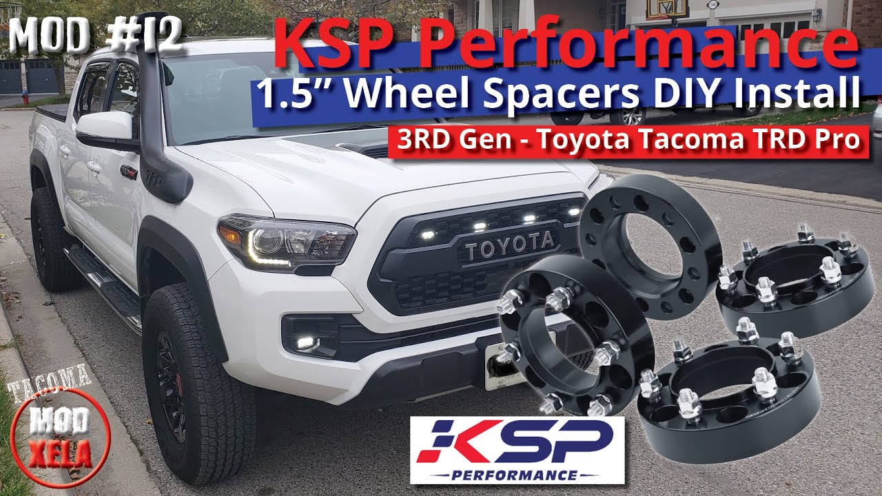 KSP Performance 1 5 Hub Centric Wheel Spacers DIY Install On 2019