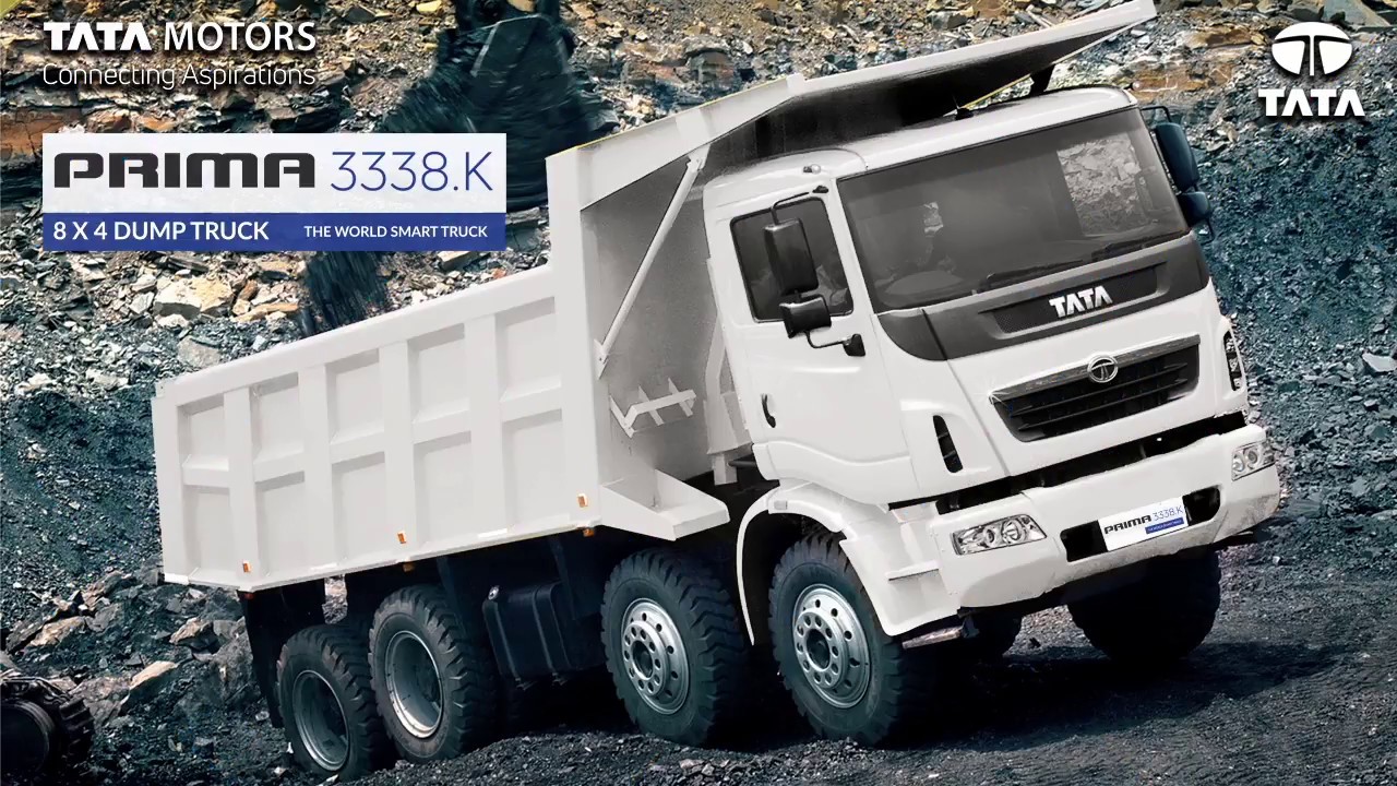 Truck TATA Prima 3338.K 8x4 - YouTube