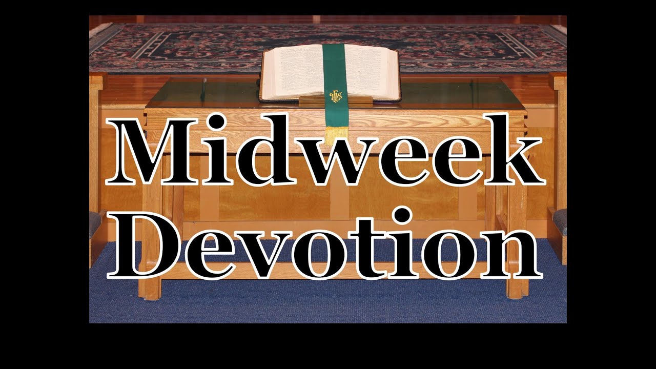 September 14, 2022 The Village Church Midweek Devotion - YouTube