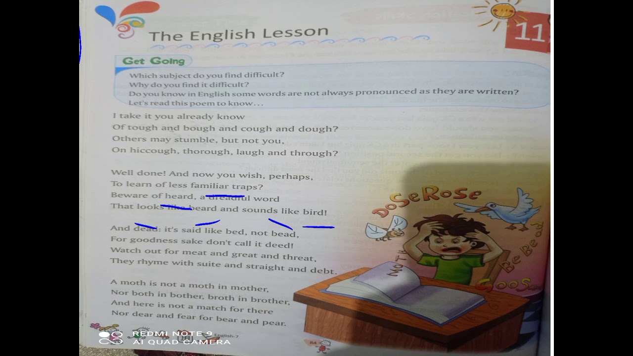 The English Lesson poem by Richard Krogh - YouTube