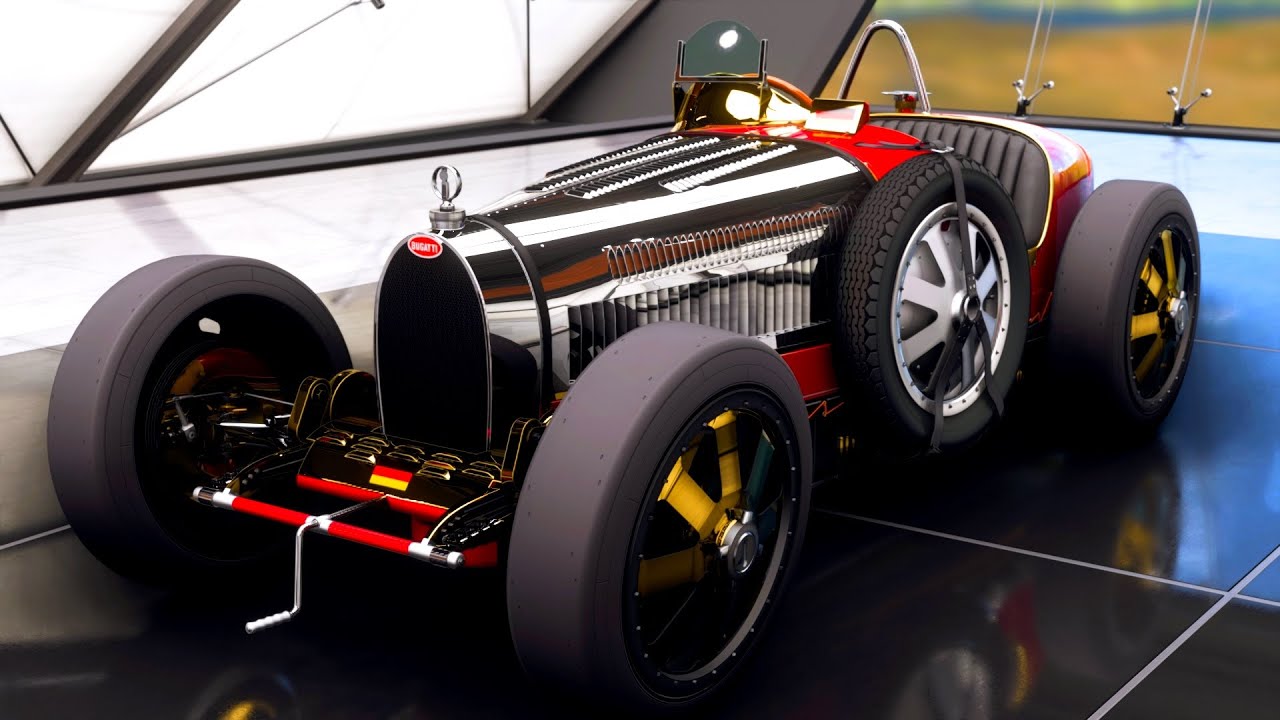 Bugatti Type 35 C Customization - Forza Horizon 5 - YouTube