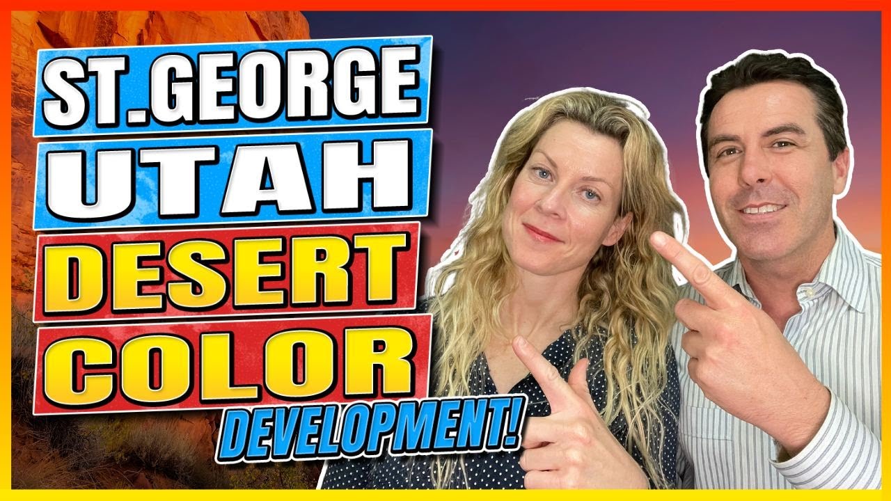 St George Utah DRIVING TOUR: Desert Color Development! - YouTube