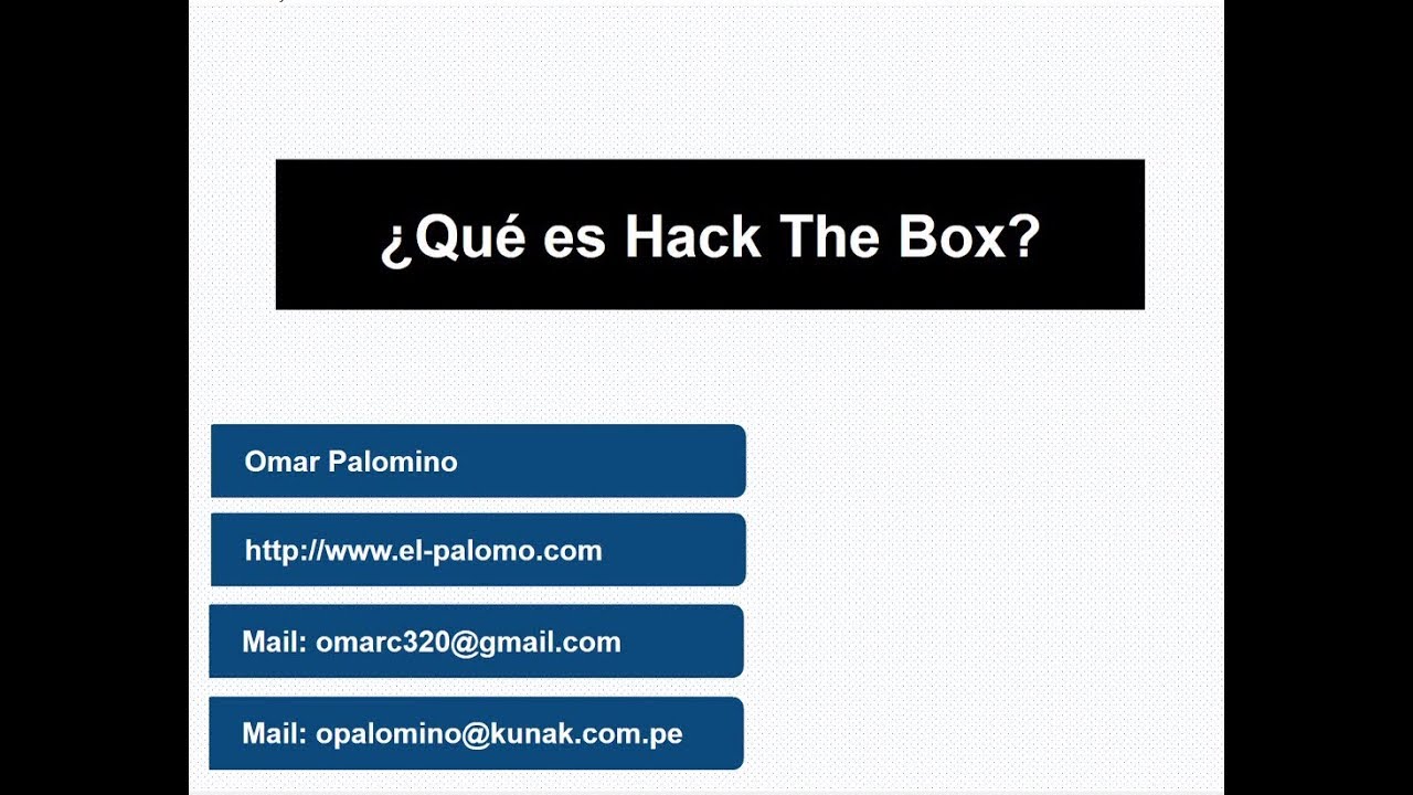 Introduccion - Hack The Box - YouTube