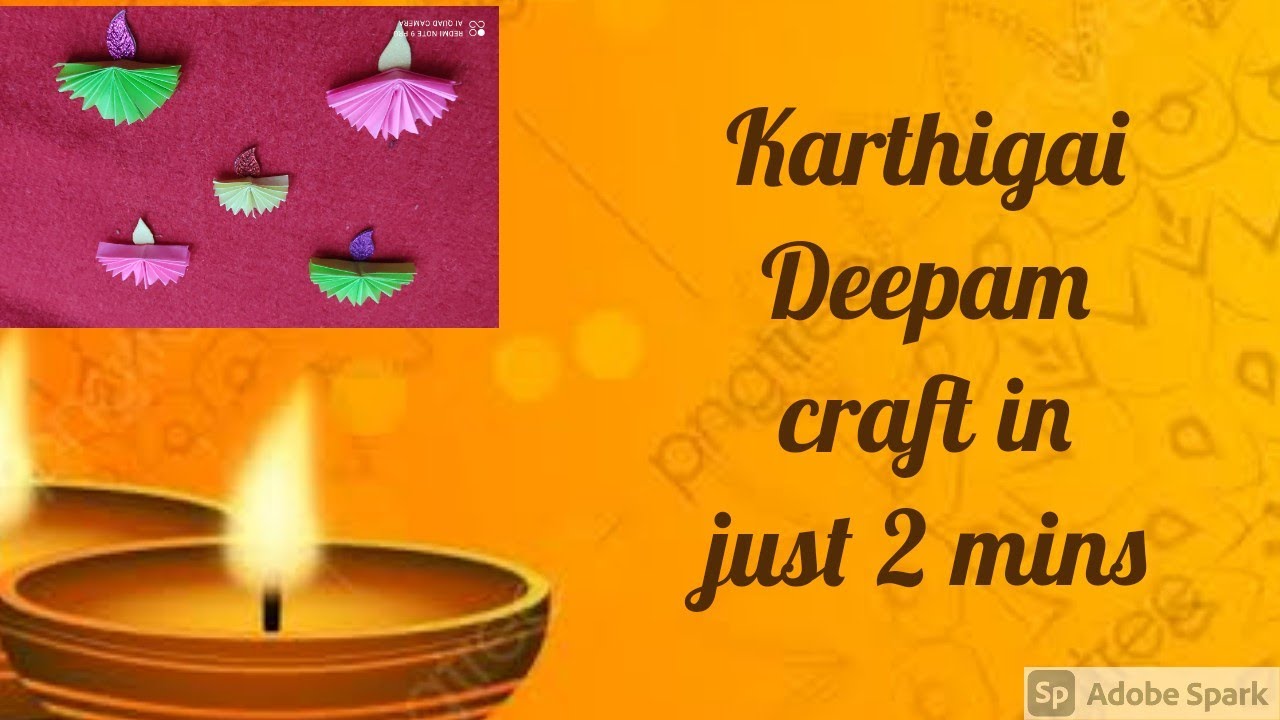 DIY karthigai Deepam craft using paper and old diya//old diya painting ...