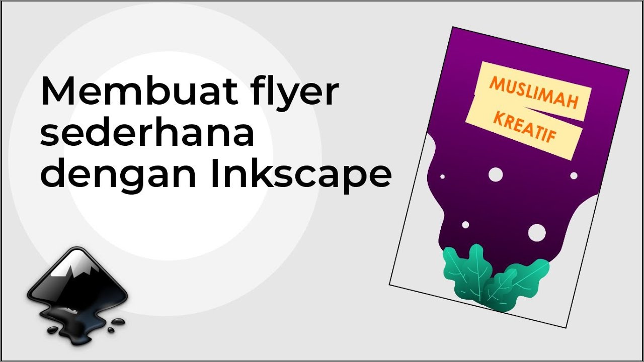Membuat Flyer sederhana dengan Inkscape - YouTube