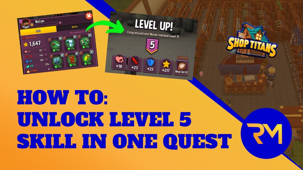 How To Get Level 5 Skill In 1 Quest + Testing Level 10 In 1 Quest (3K ...