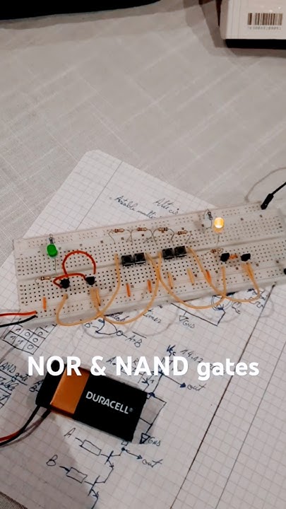 NOR & NAND Logic Gates demo #transistor #arduino #electronics #bjt ...