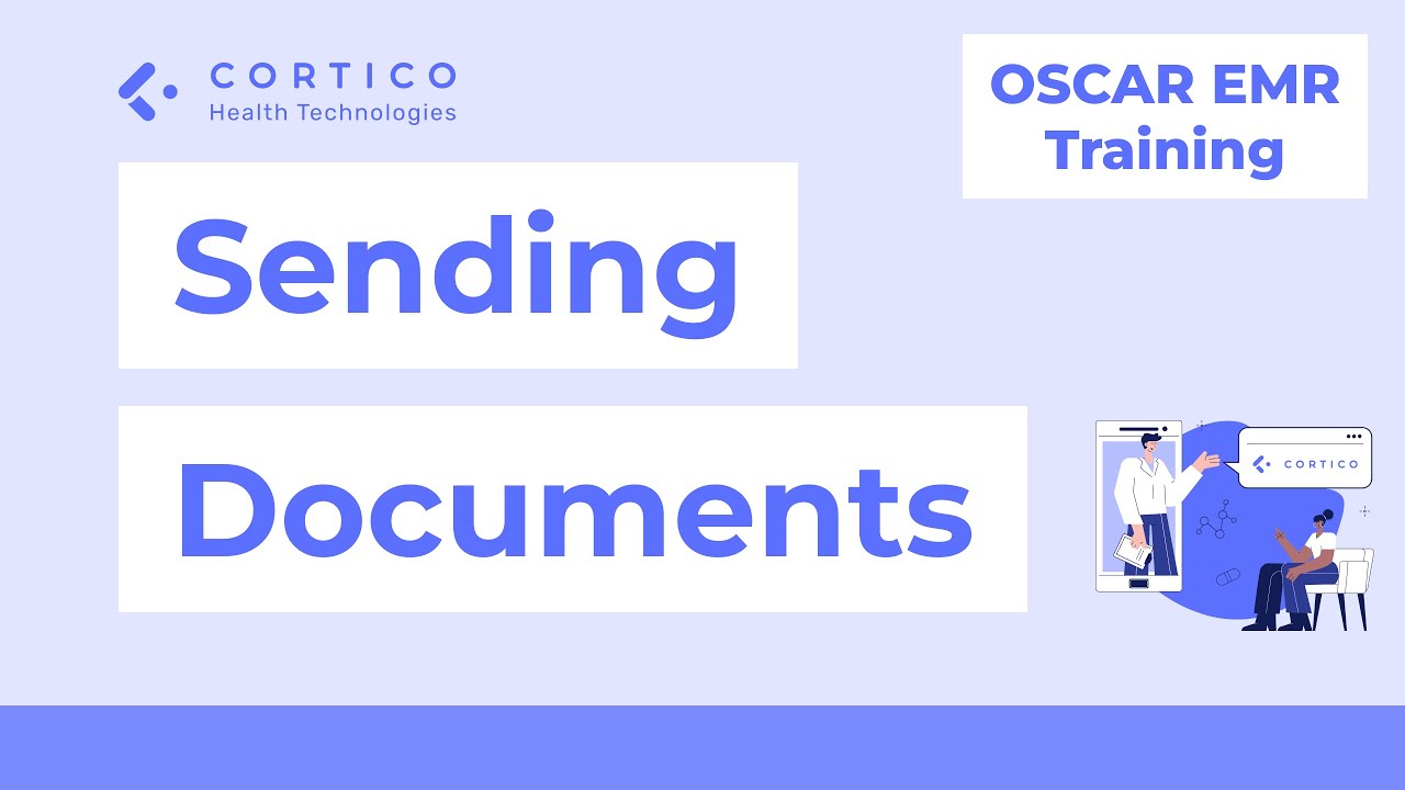 OSCAR EMR training - sending documents - YouTube