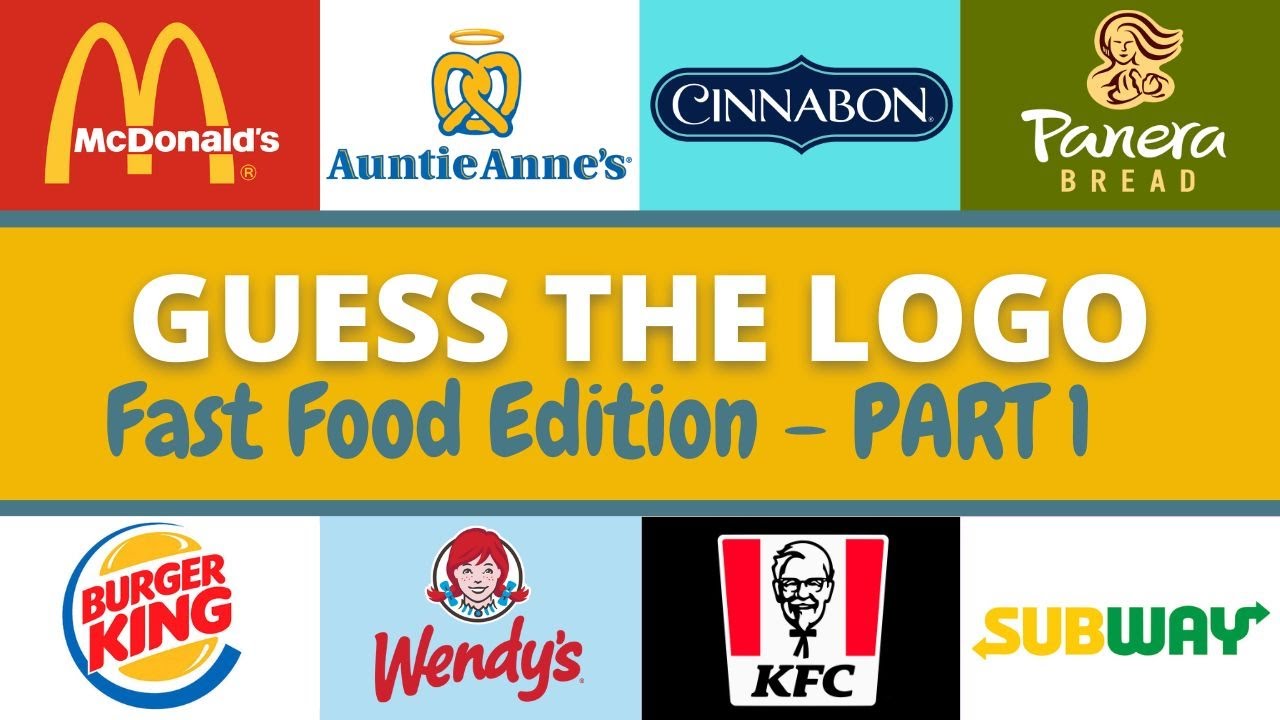 Guess the Fast Food Logo Quiz Challenge | PART 1 - YouTube