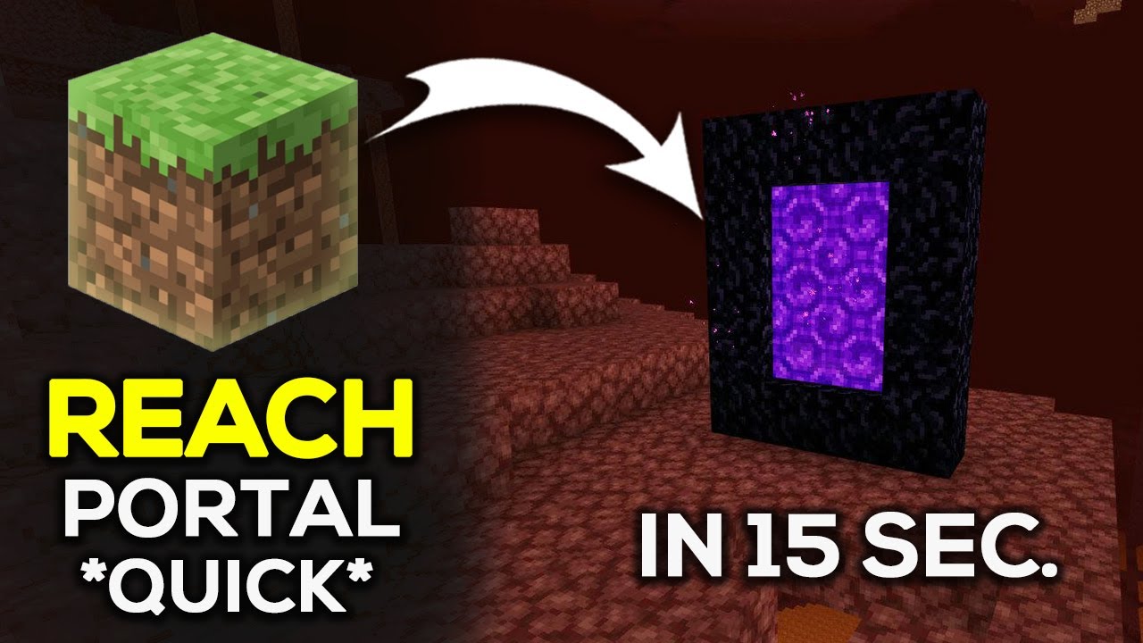 How To Reach Your End Portal As Quick as Possible (15 Seconds) - Easy ...