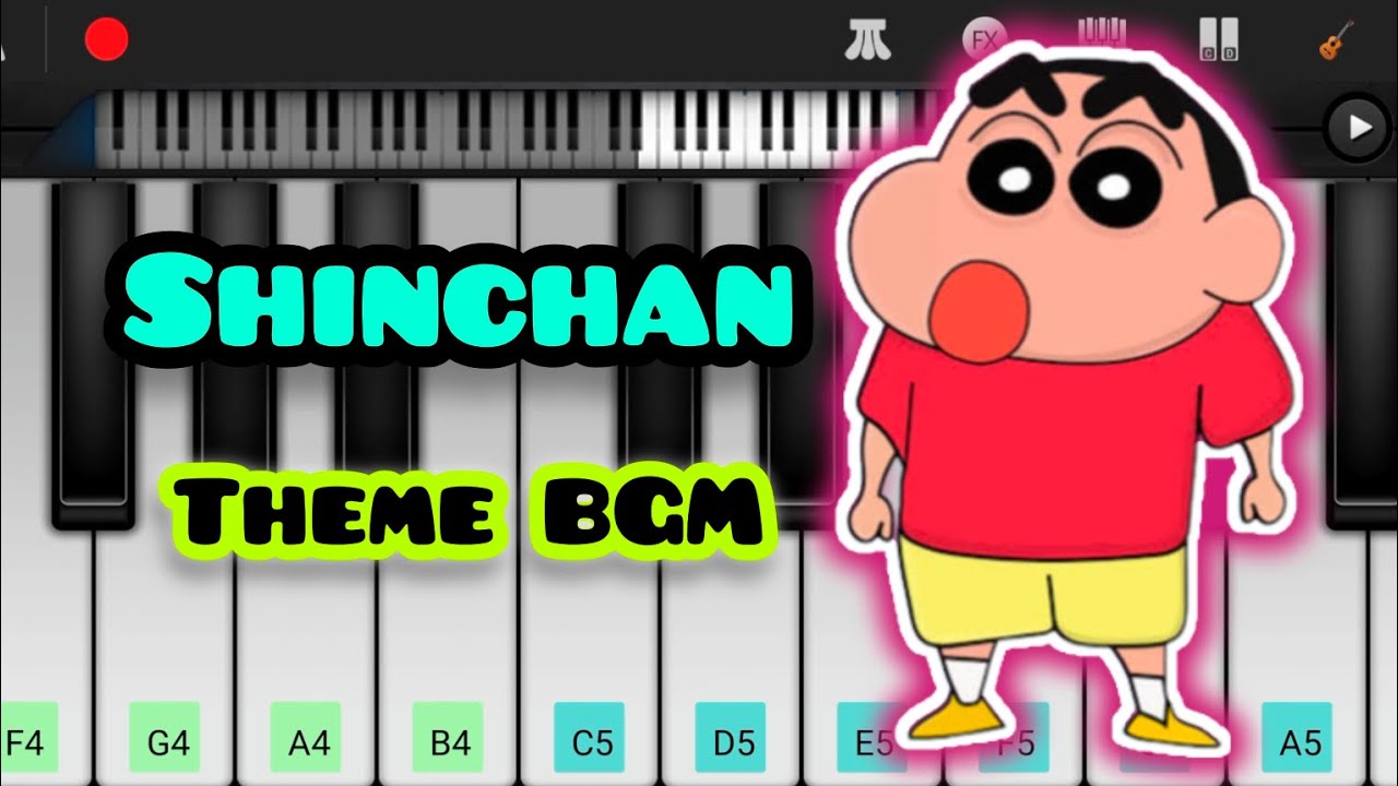 Shinchan Theme BGM | Perfect Piano Tune | #shinchan #perfectpiano - YouTube