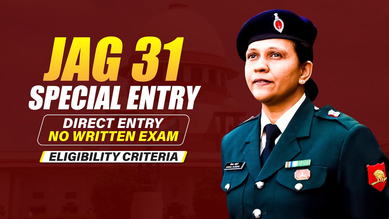 JAG 31 Entry Notification Out | Indian Army JAG 31st Course ...