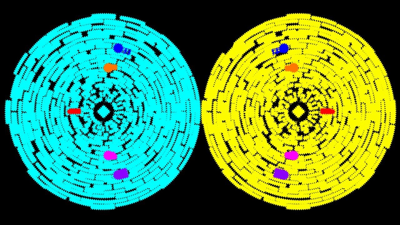 Core Destruction - Sky vs Yellow - Marble Race Battle in Algodoo - YouTube