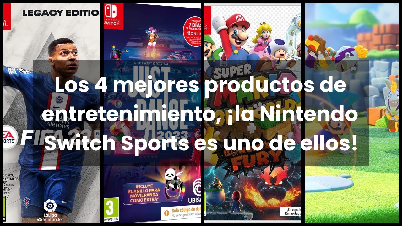 Los 4 mejores productos de entretenimiento, ¡la Nintendo Switch Sports ...