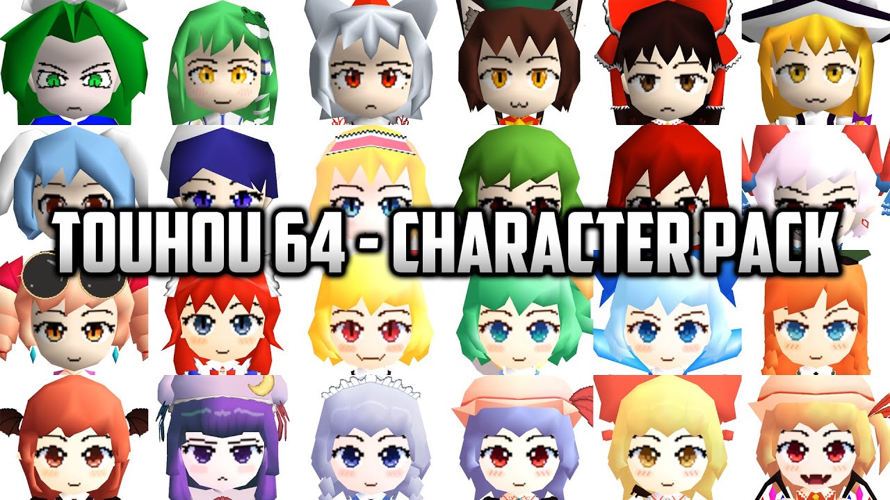 ⭐ Super Mario 64 PC Port - Touhou 64 - Character Pack v4.0 - YouTube