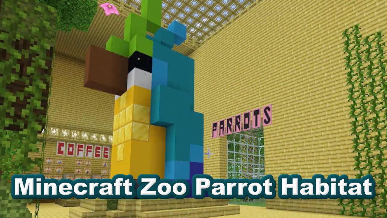 Minecraft Parrot Habitat: Ideas & Inspiration - YouTube