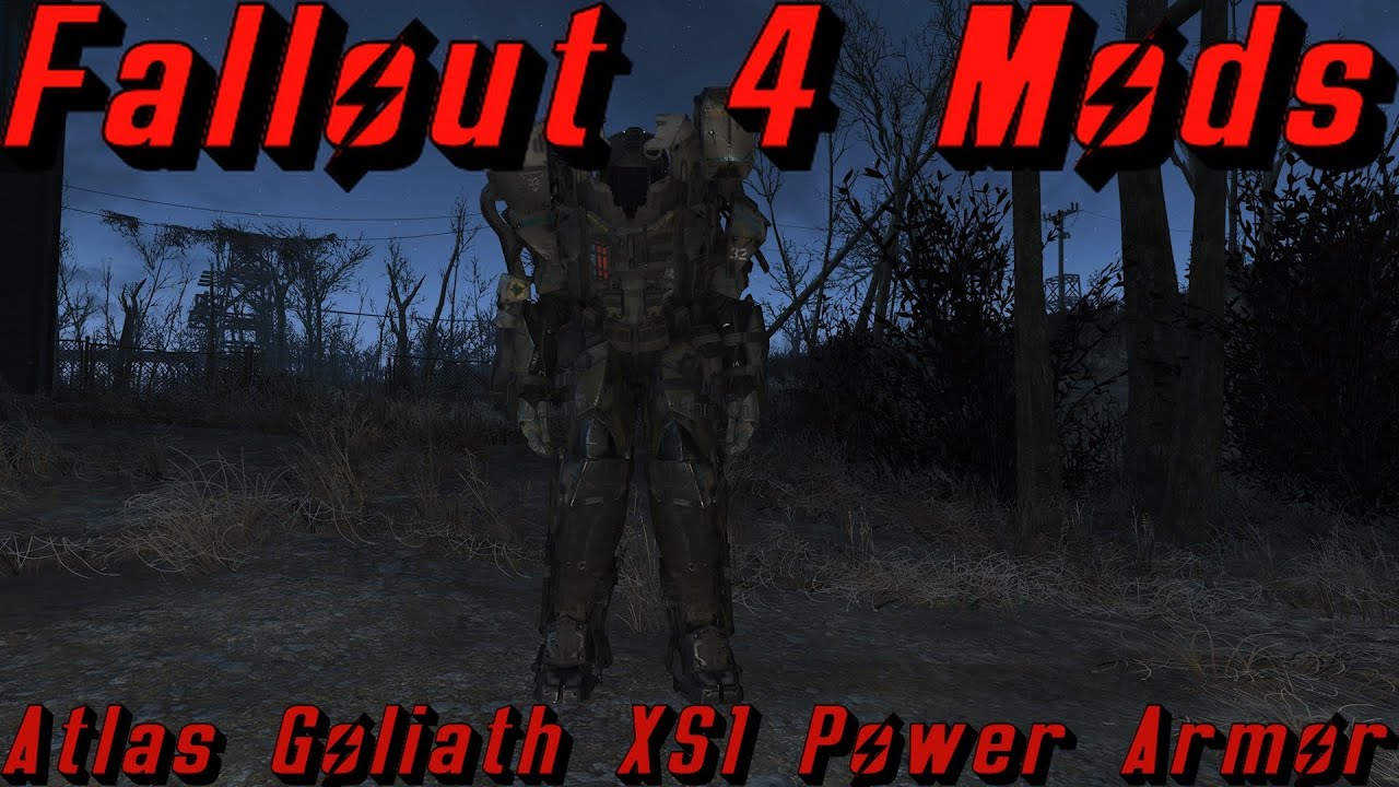 Fallout 4 Mods (Xbox) Atlas Goliath XS1 Power Armor - YouTube