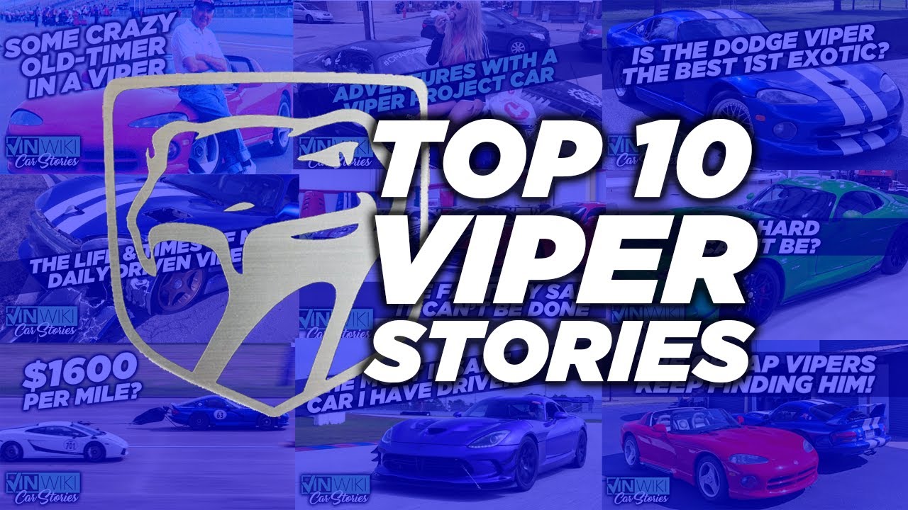 VINwiki's Top 10 Dodge Viper Stories! - YouTube
