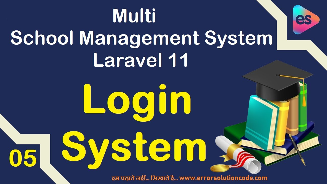 Login System in Laravel 11 | Multi School Management System - YouTube
