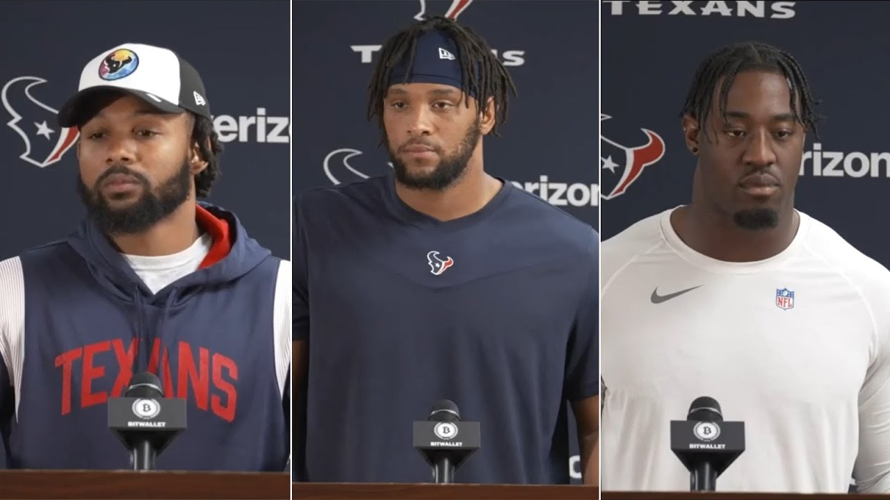 Players meet with the media | Houston Texans Press Conference - YouTube